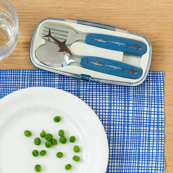 Sharks Children’s cutlery set - You Monkey NZ